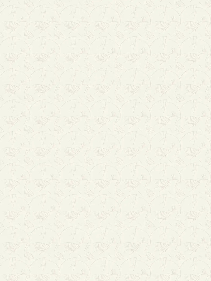 Deco Fanfare Metallic Wallpaper - Karl Lagerfeld - White – The Inside