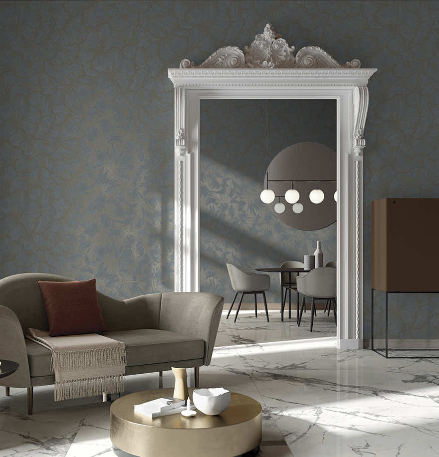 Suzani Wallpaper - Blue – The Inside