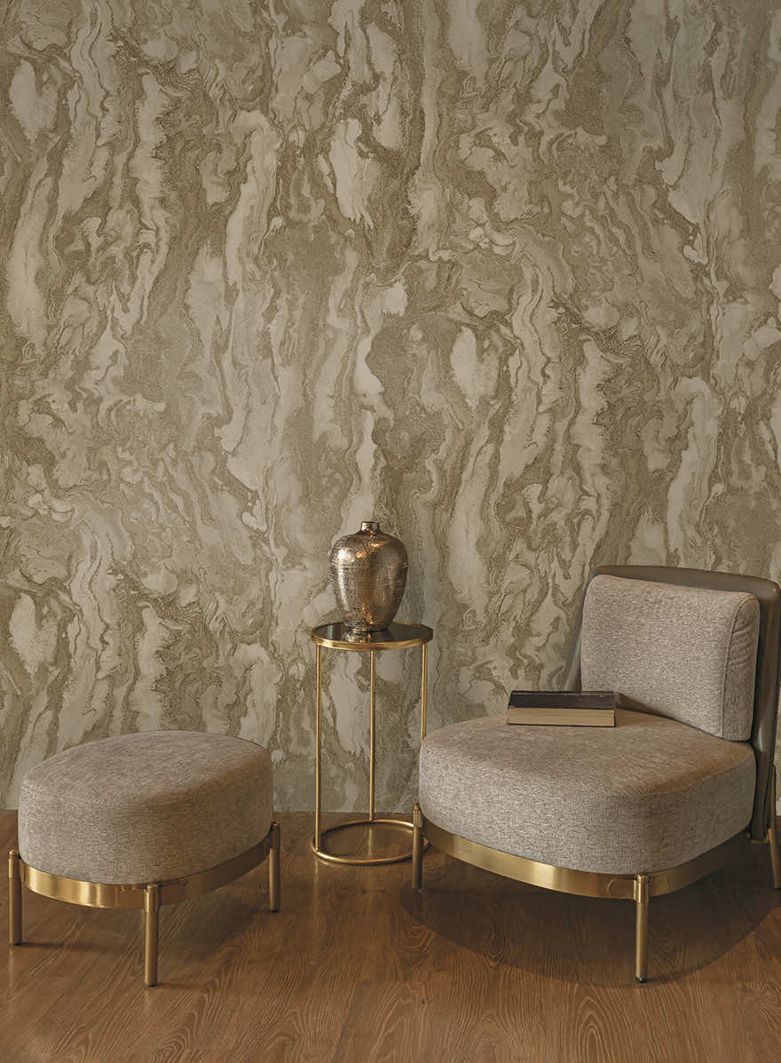 Thassos Wallpaper - Beige – The Inside