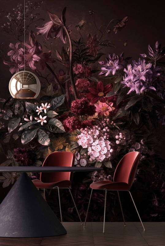 Portrait of Flowers Mural (Walls by Patel Collection) Wallpaper Online ...