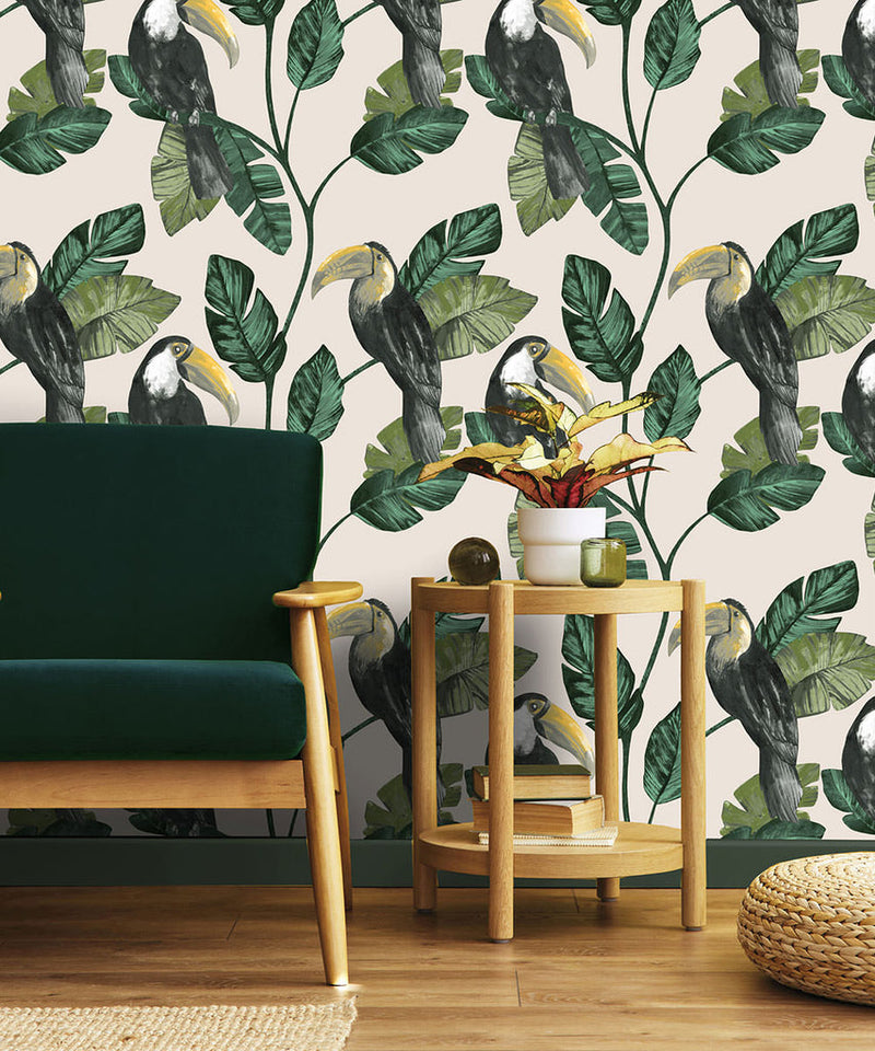 Tiki Toucan Wallpaper Online NZ | The Inside