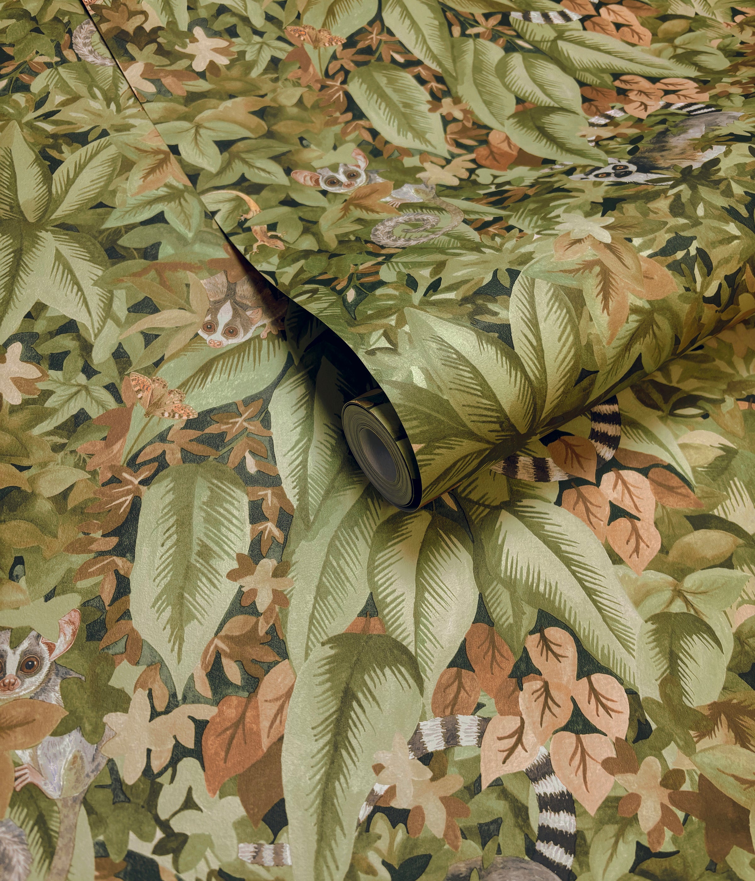 Comoros Wallpaper - Rust Green – The Inside