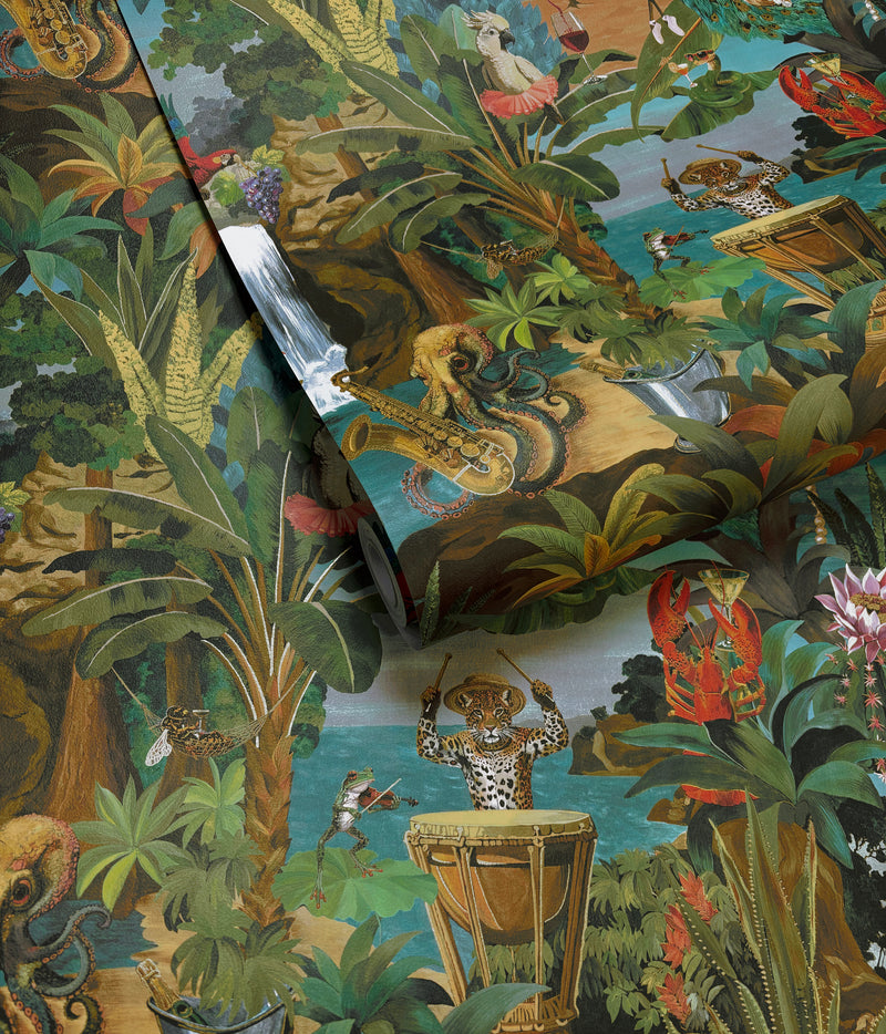 Sunset Carnival Wallpaper - Multi – The Inside