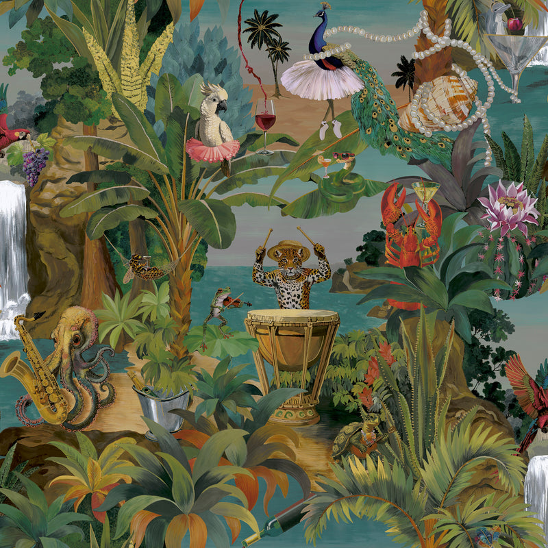 Sunset Carnival Wallpaper - Multi – The Inside