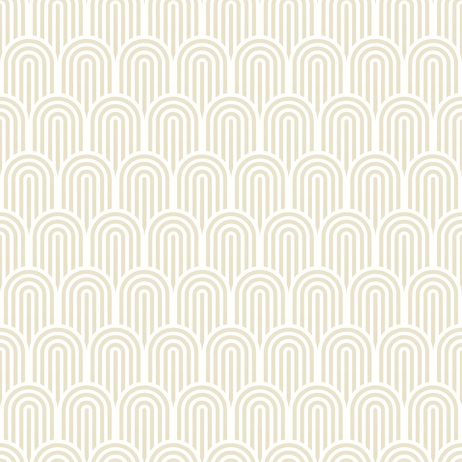 Sample - Retro Arch Wallpaper - Cream – The Inside