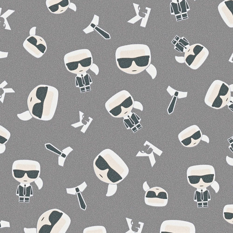 Chibi Wallpaper - Karl Lagerfeld - Grey – The Inside