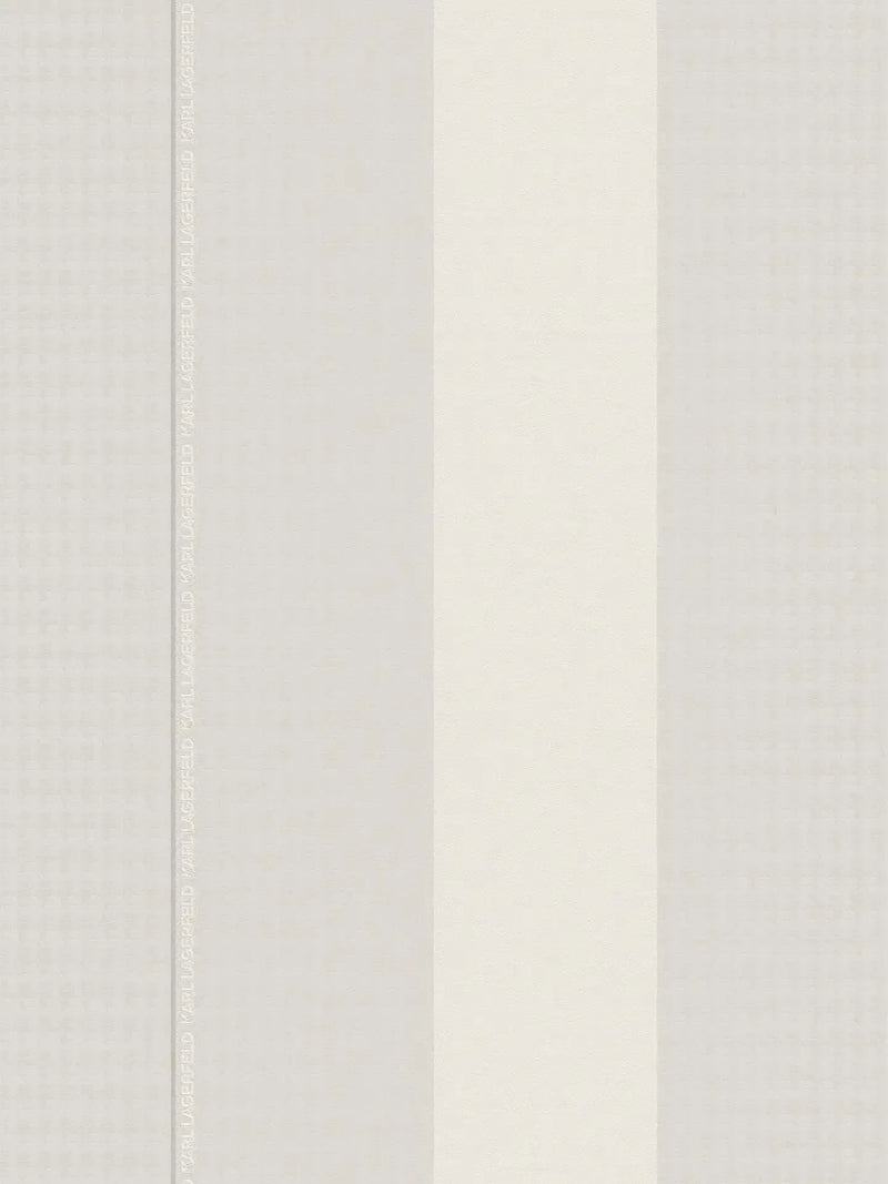 Rock Chic Stripes by Karl Lagerfeld - Designeer Wallpaper - Grey/White ...