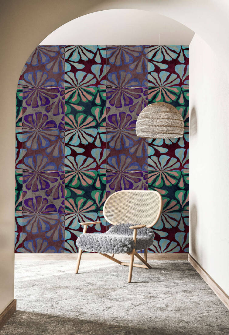 Flower Power Mural Wallpaper Online NZ | The Inside
