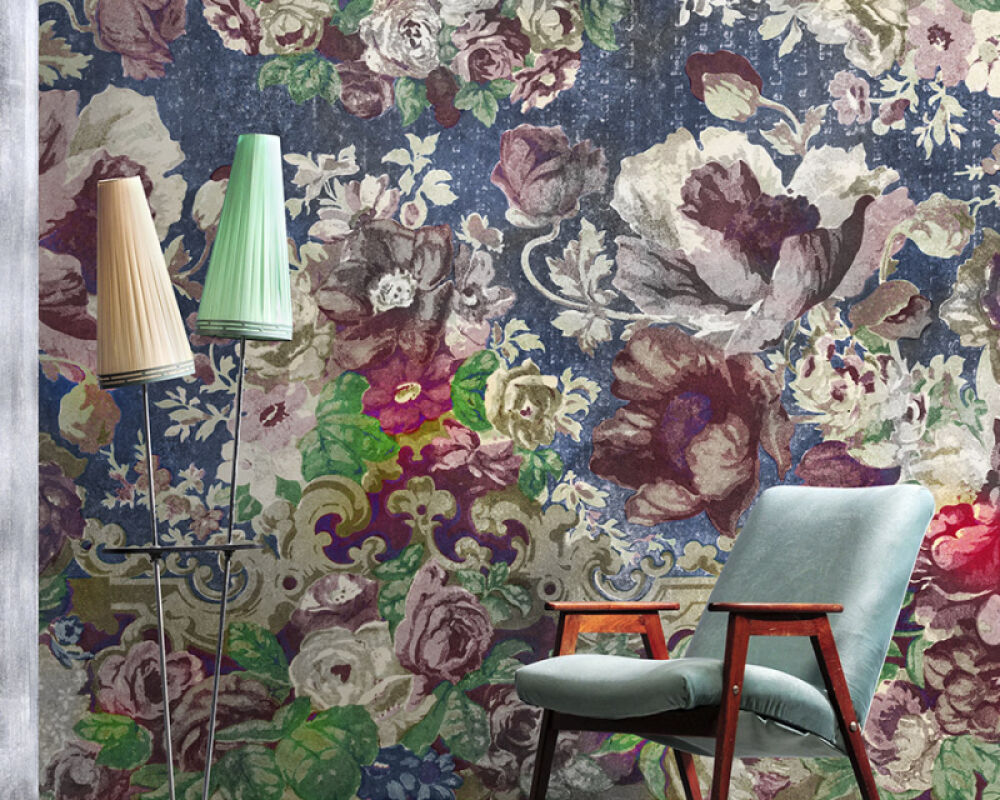 Victorian Blossoms Mural Wallpaper Online NZ | The Inside