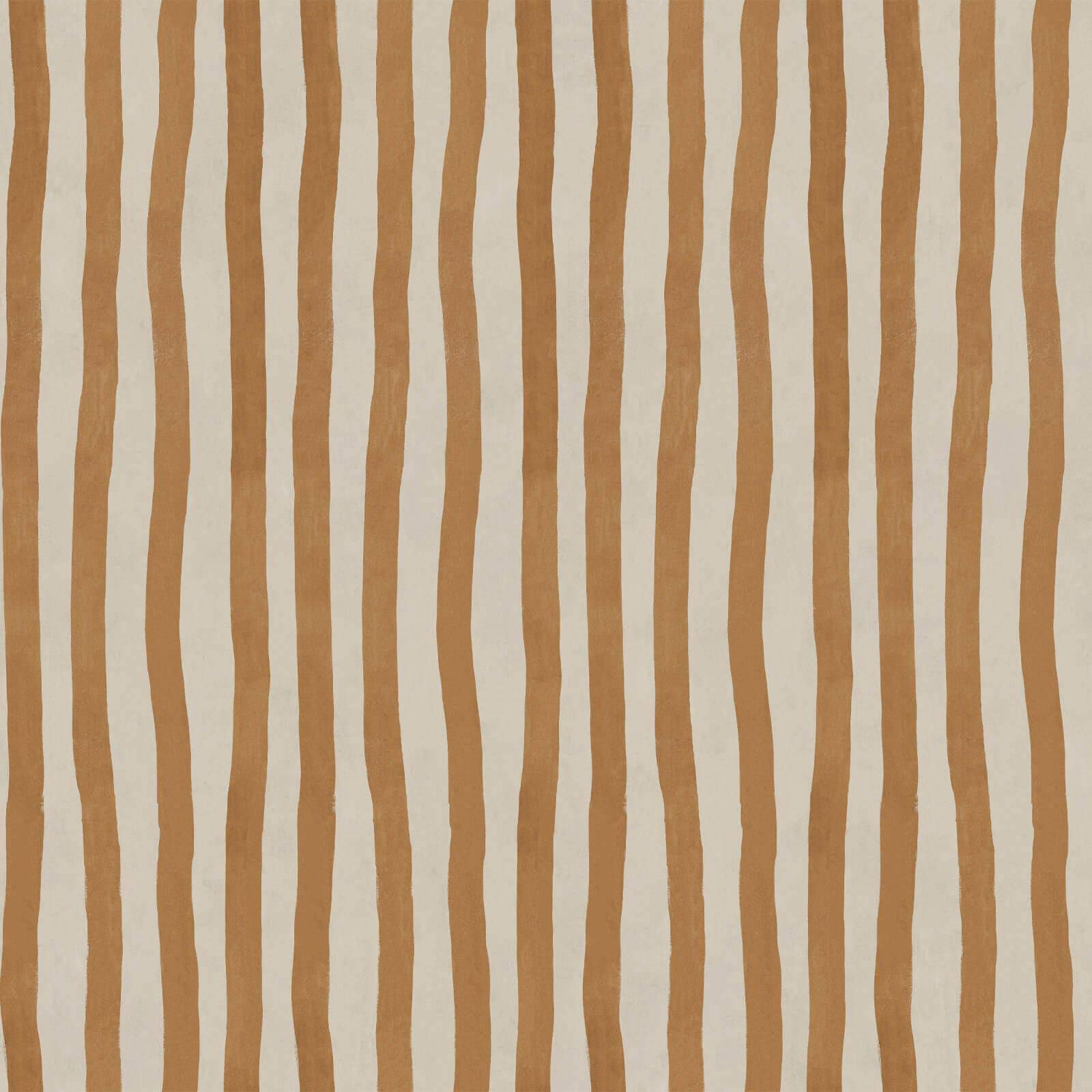 Artist's Stripe Wallpaper - House of Hackney - Amber – The Inside