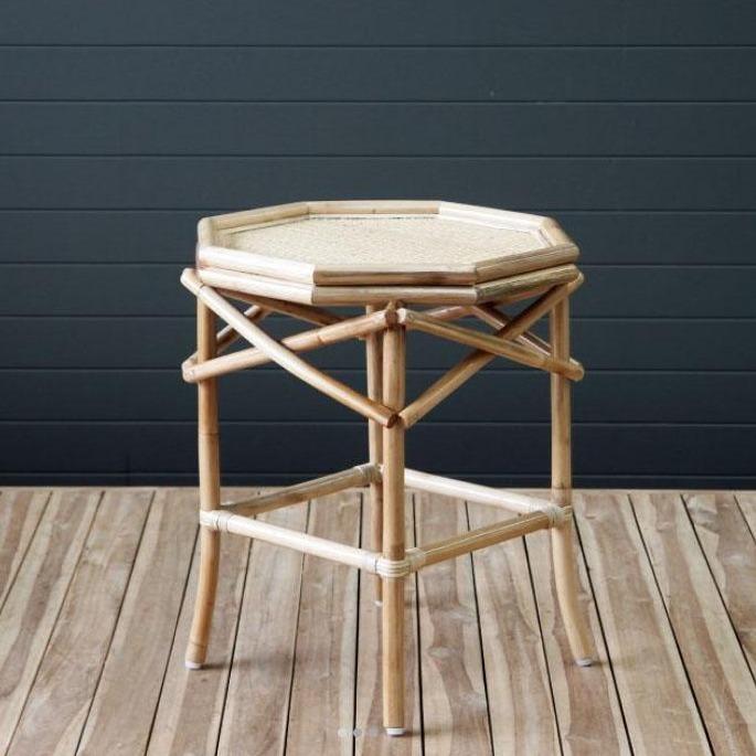 Cane Side Table Cancun Online NZ | The Inside