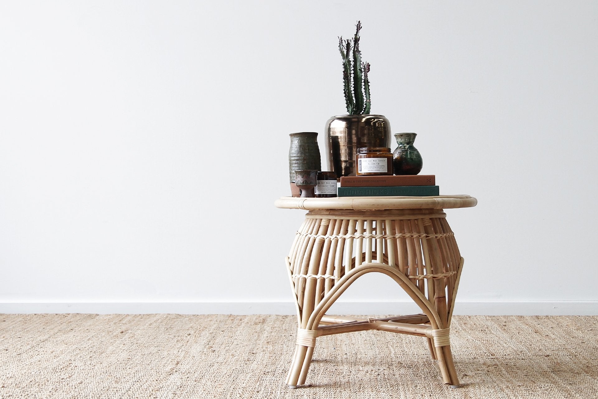 Truro cane side table Online NZ | The Inside